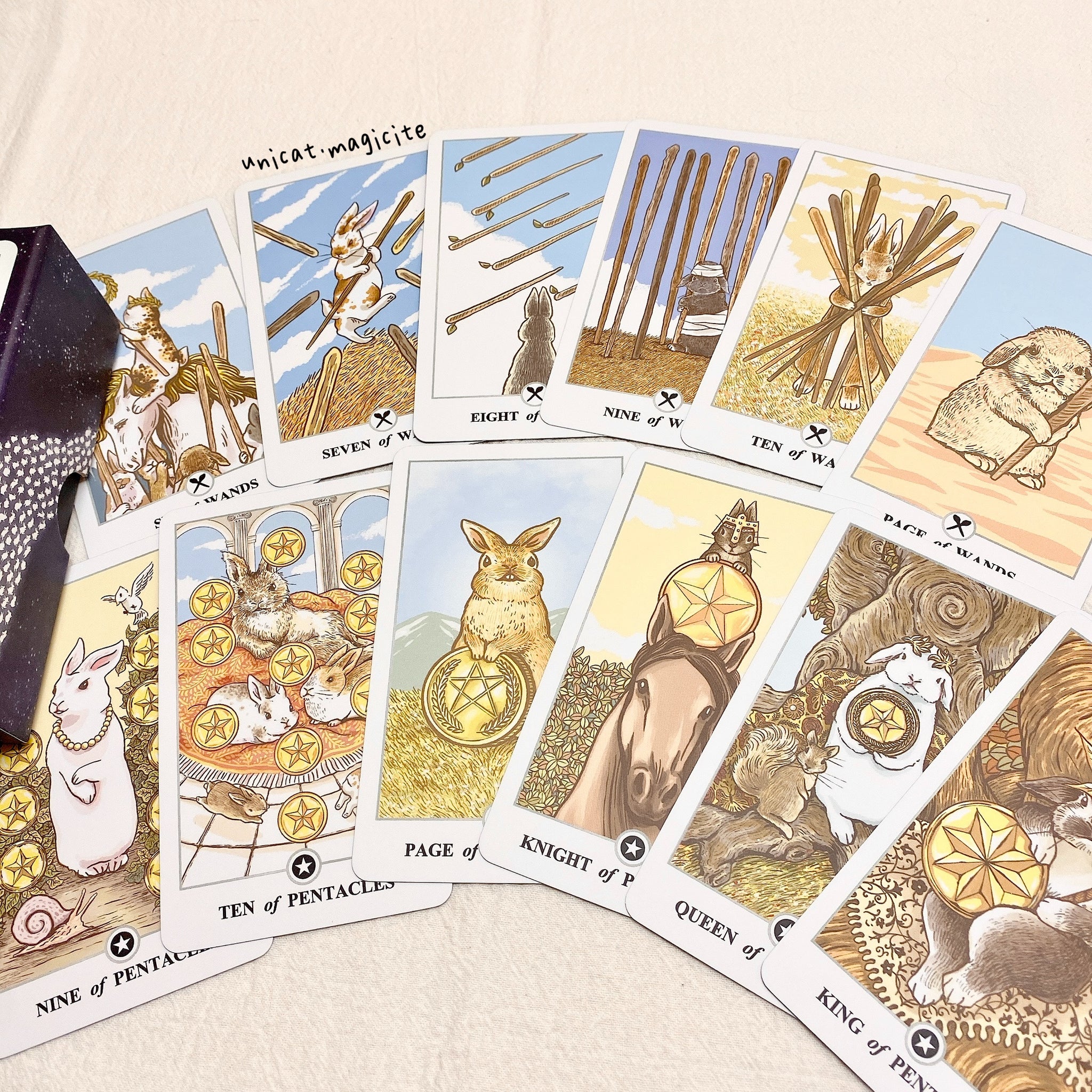 [Pre-Order] Lunalapin Rabbit Tarot - (Sliver Edge/ 100 Tarot & Oracle ...