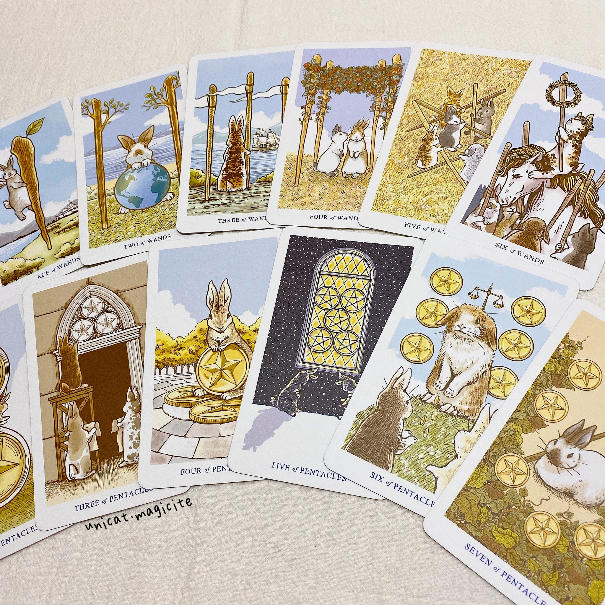 [Pre-Order] Lunalapin Rabbit Tarot - (Sliver Edge/ 100 Tarot & Oracle ...