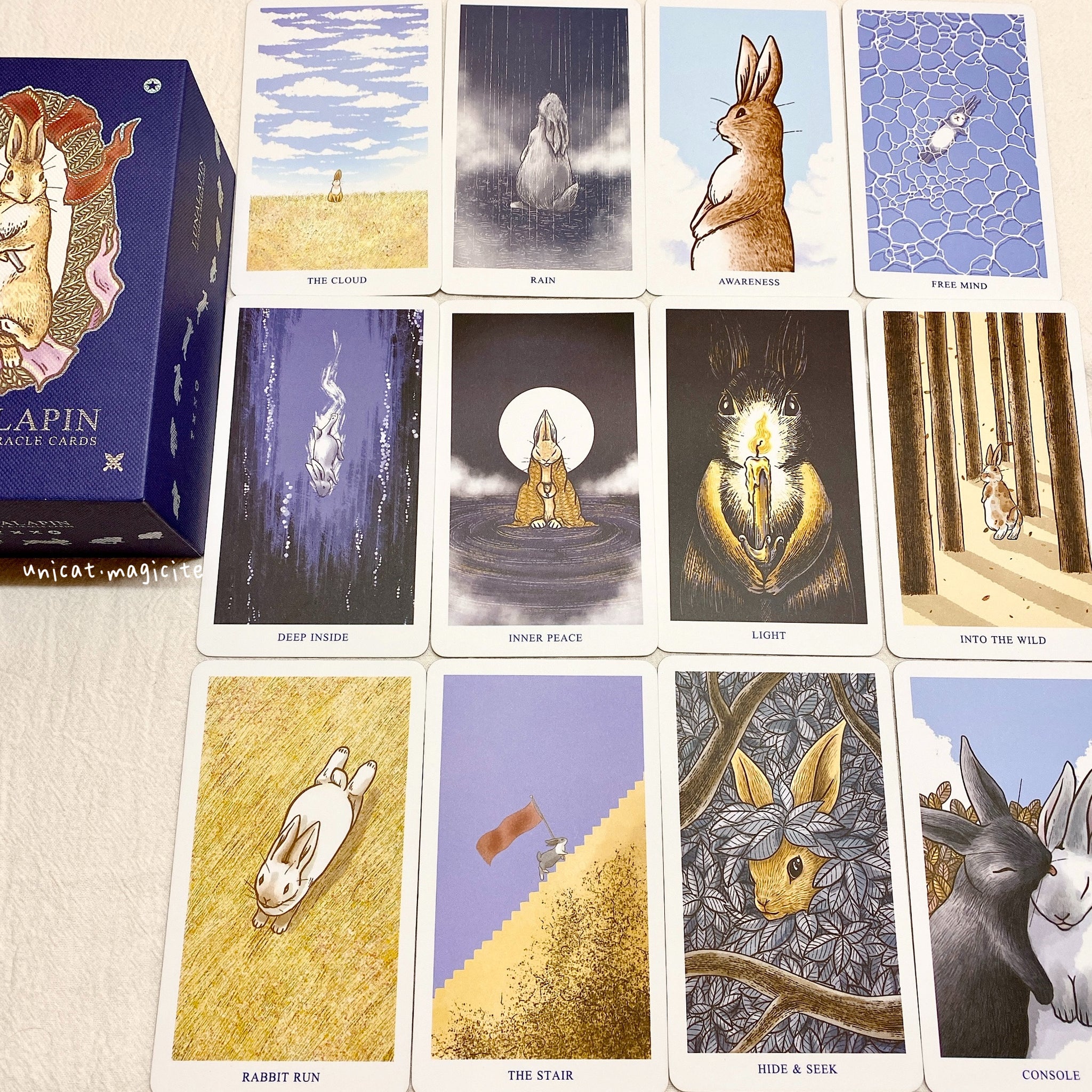 [Pre-Order] Lunalapin Rabbit Tarot - (Sliver Edge/ 100 Tarot & Oracle ...
